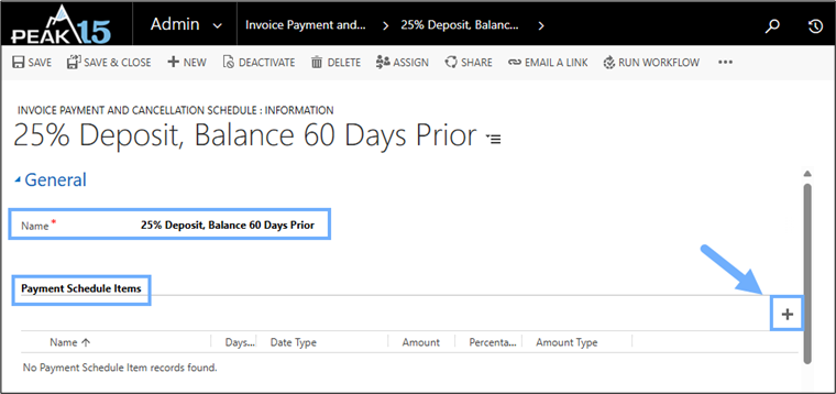 Invoice Payment & Cancellation Schedules